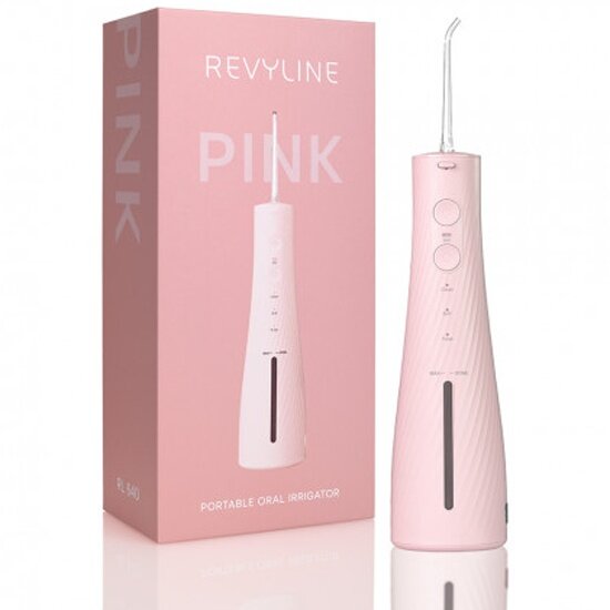 Портативный ирригатор Revyline RL 640, цвет розовый