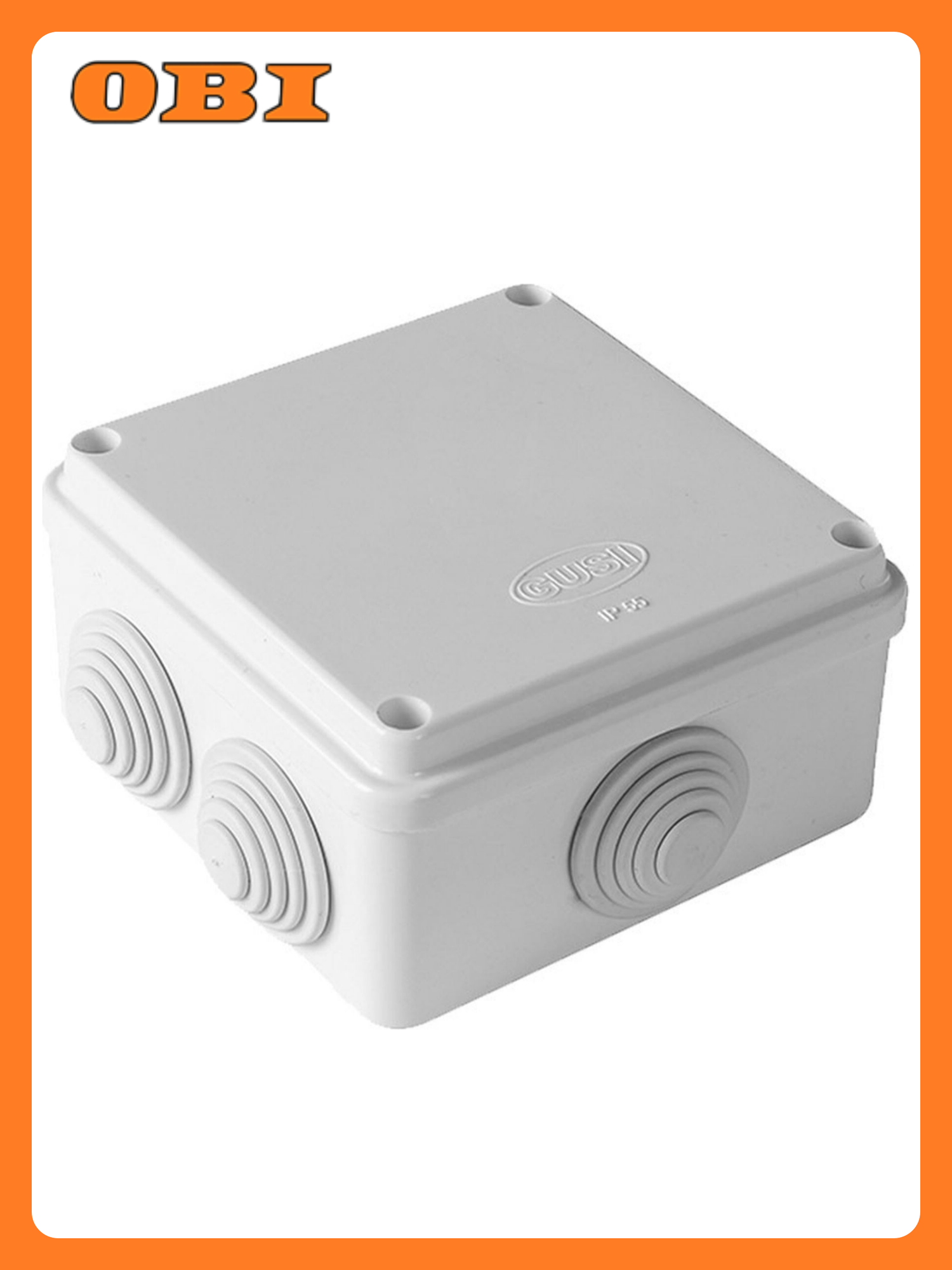 Распределительная коробка Gusi Electric С3В106 Б 6 вводов 100х100х50 мм