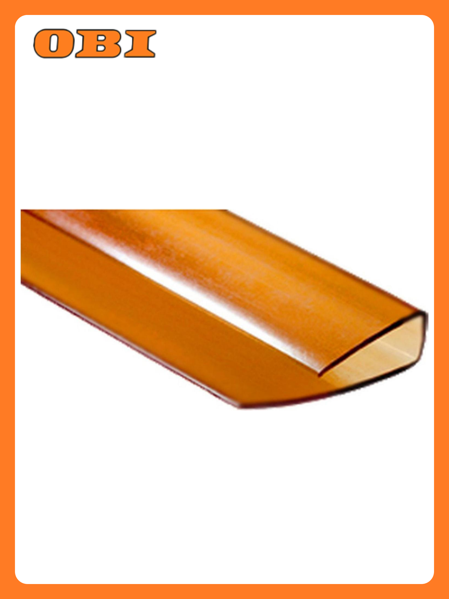 Профиль торцевой пластиковый 2100x4 мм