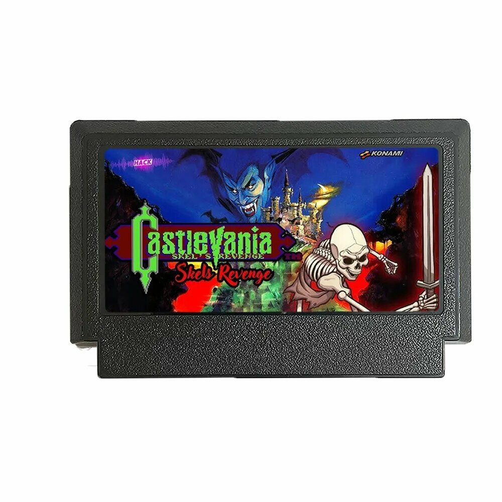 CASTLEVANIA SKELS REVENGE - Игра 8-битный картридж Famicom - игровой картридж NES (8 bit, Английская версия)