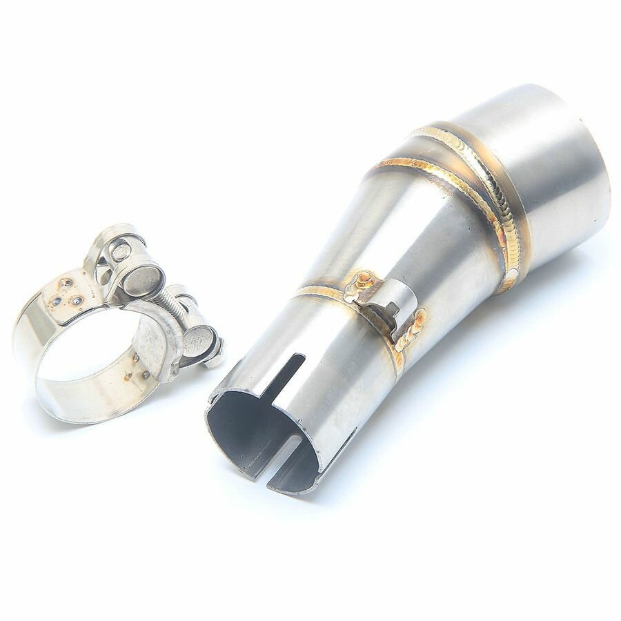 Модифицированный выхлопной коллектор для мотоцикла, средняя труба, глушитель, соединительная труба, средняя секция, адаптер для Kawasaki Ninja 250 250R Z250 Z300