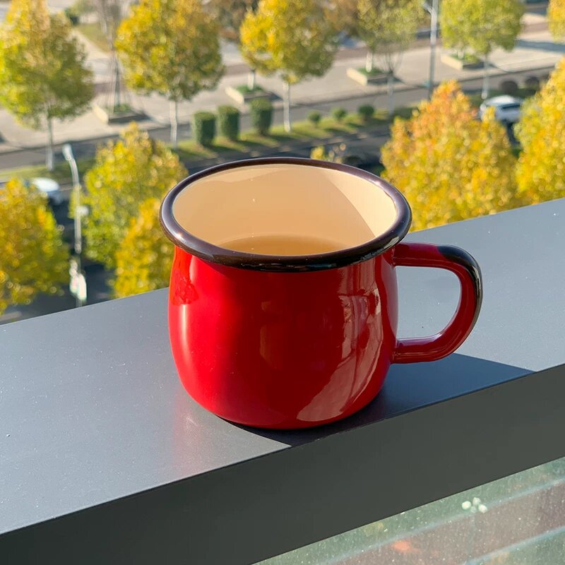 Эмалированная японская эмалированная чашка PAGOO, детская кружка, уличная чашка для кемпинга, пикника, чашка для воды,