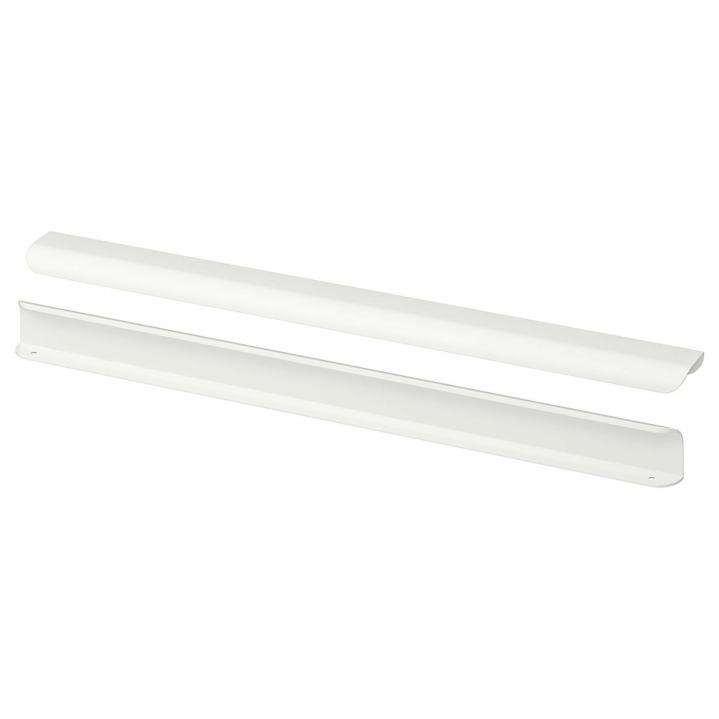 Держатель мебельный IKEA BILLSBRO, алюминий, эпоксидное/полиэфирное покрытие, белый, 52 см