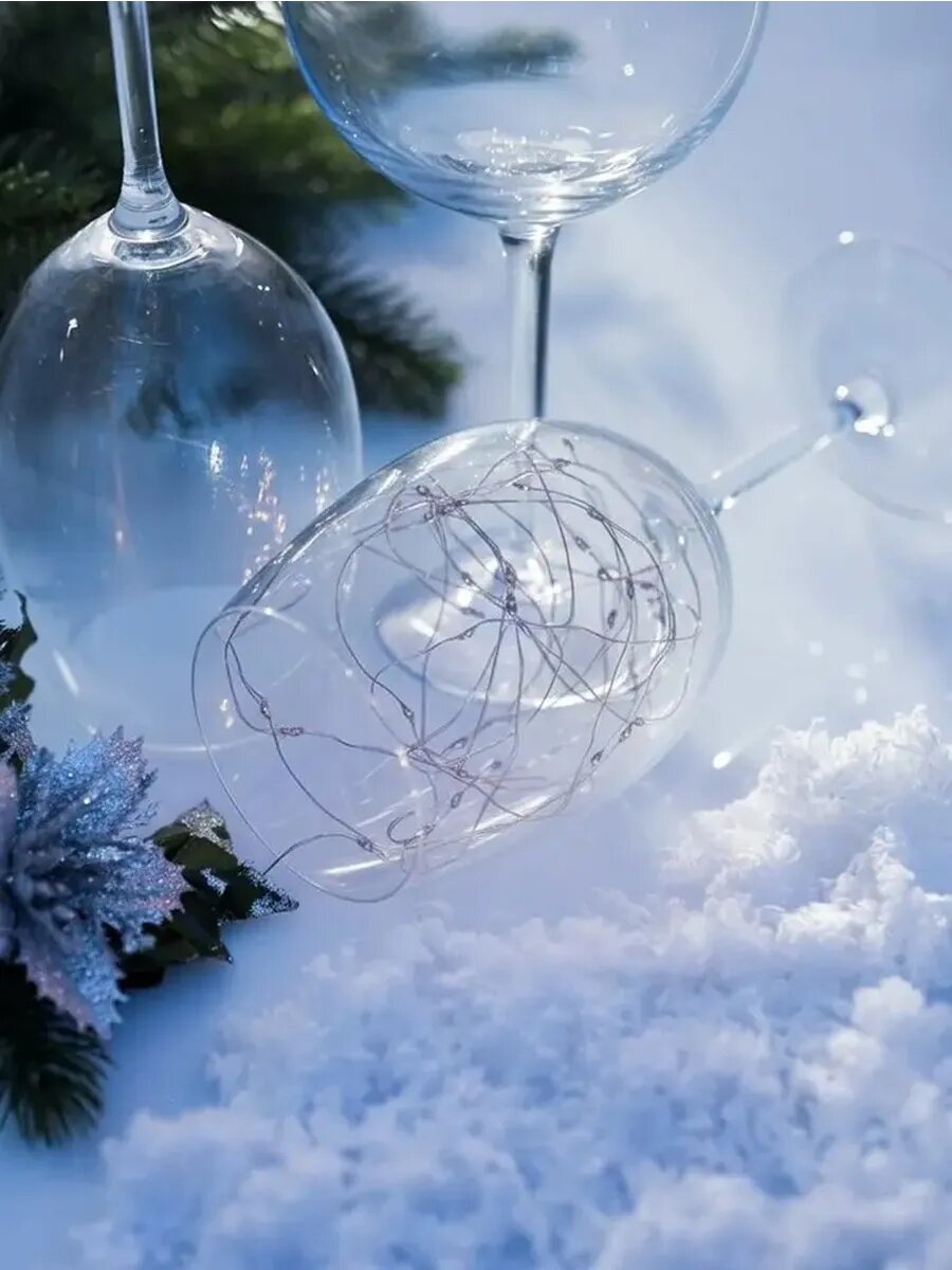 Мультицветная светящаяся гирлянда для интерьера