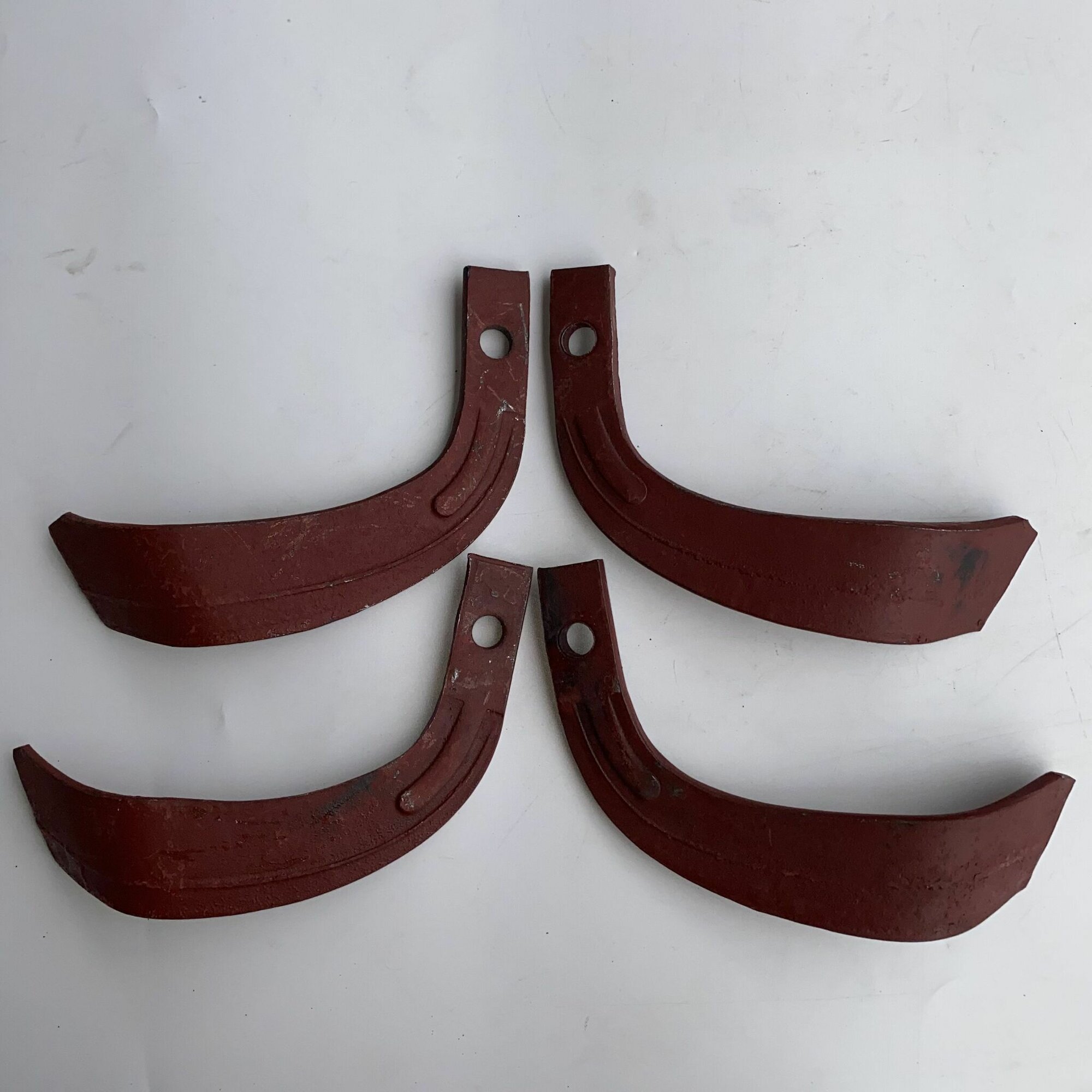 Нож (зуб) 195IS с ребром жесткости активной фрезы на тяжелый мотоблок (2 пары)