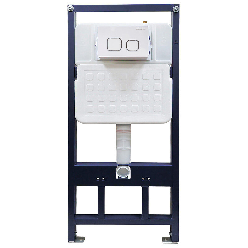 Инсталляция для унитаза Azario New-TS AZ-TS006T с кнопкой AZ-ABS-002-W