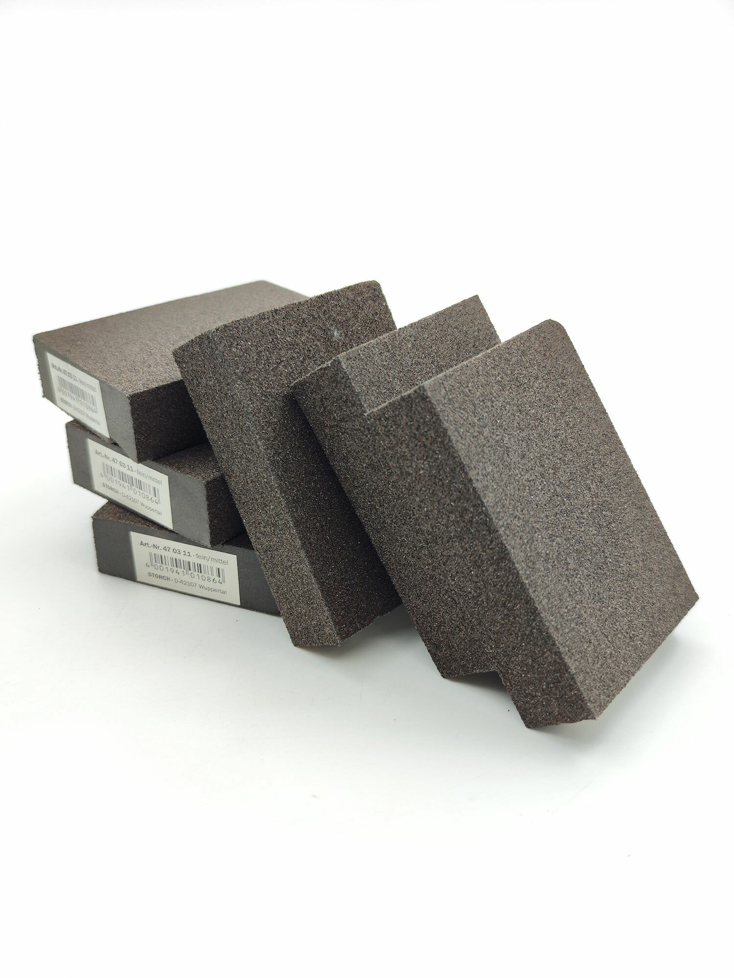Набор из 6 шлифовальных губок Storch Standart 470311 K1/К2 (100*70*25мм)
