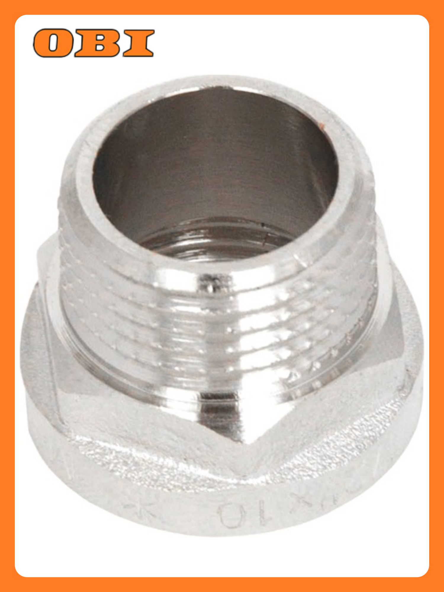 Удлинитель MPF, латунь CW617N, никелевое покрытие, 1/2", 10мм