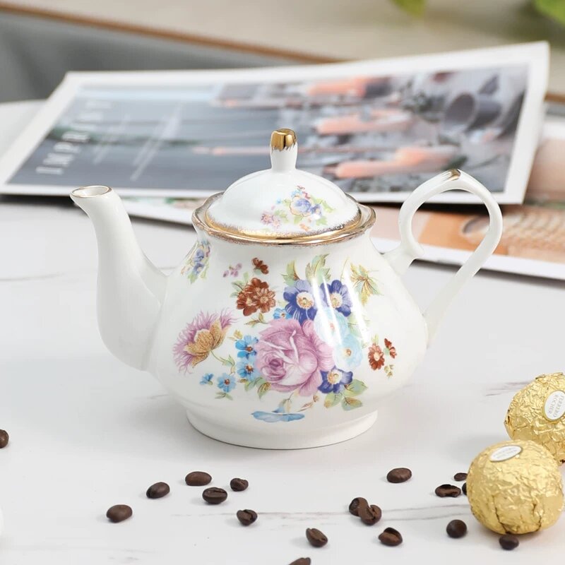 Керамический кофейник в европейском стиле Old Town Rose, чайник в итальянском стиле, кувшин для холодной воды, чайник