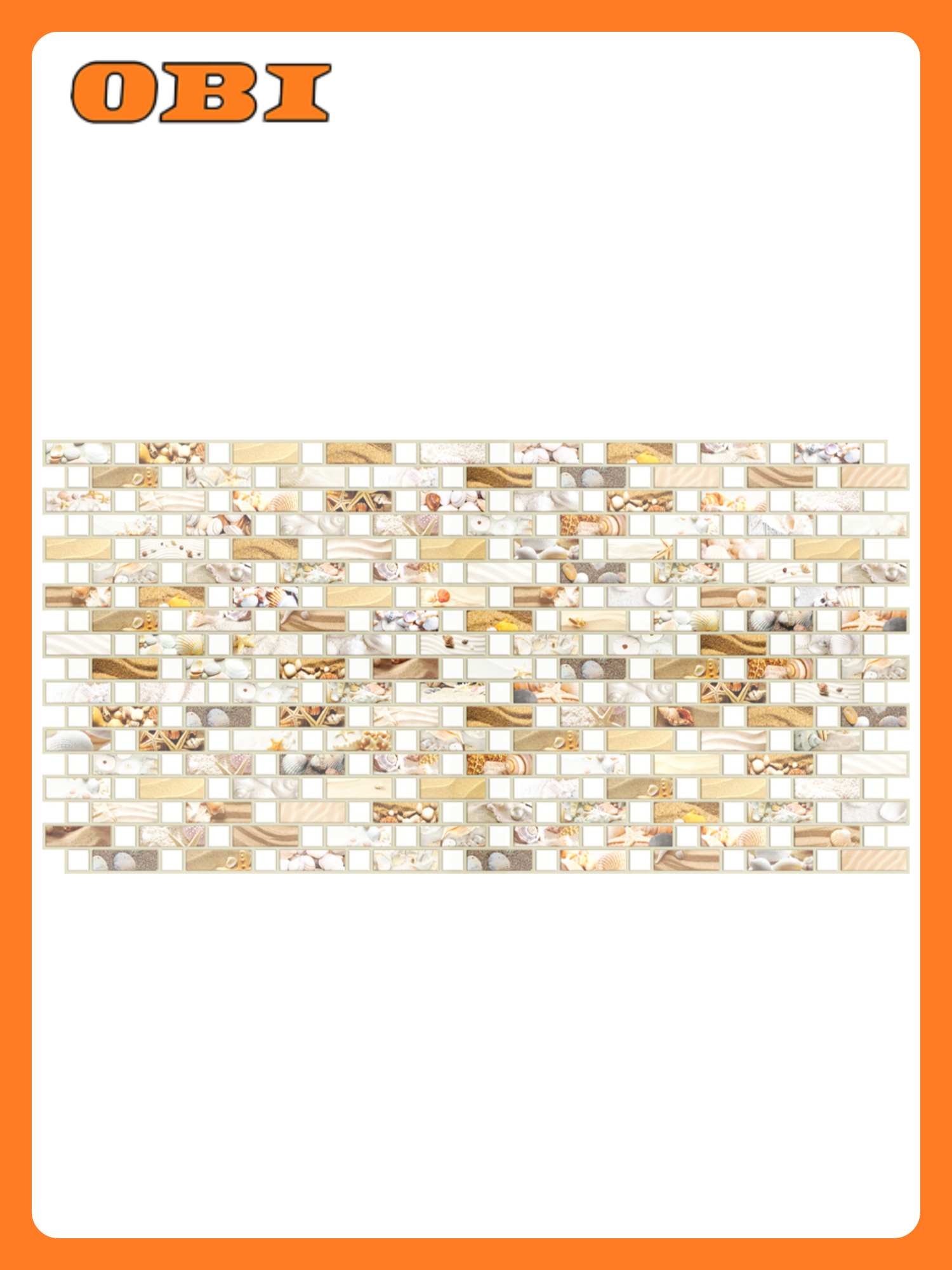 Панель ПВХ листовая 0,3мм мозаика «Скифы»