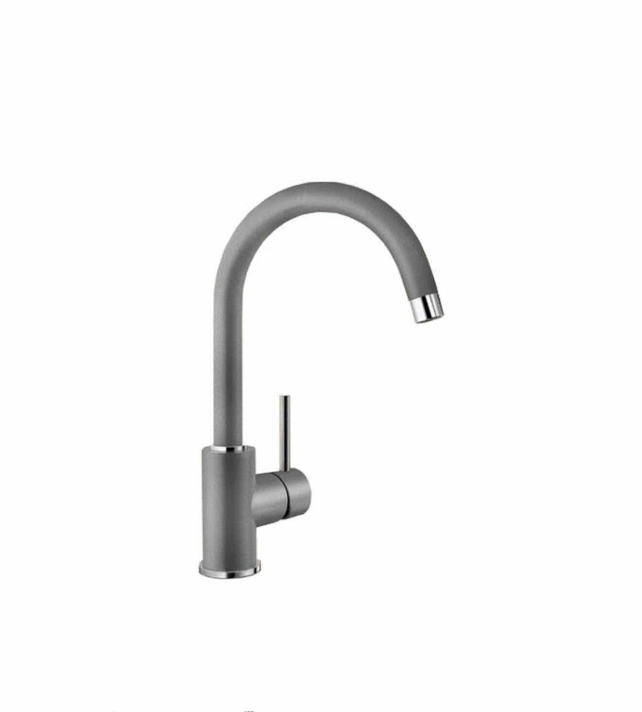 Смеситель BLANCO MIDA алю-металлик/SILGRANIT, 519416