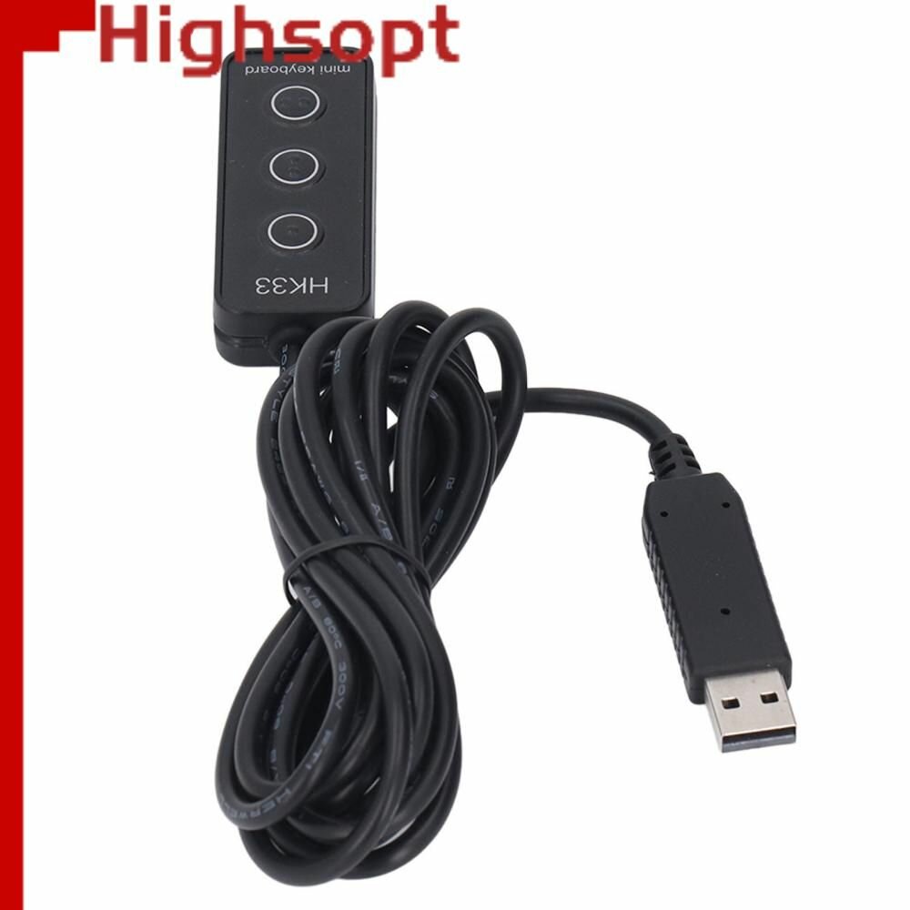 USB-переключатель для программирования макросов HK33 3-клавишный