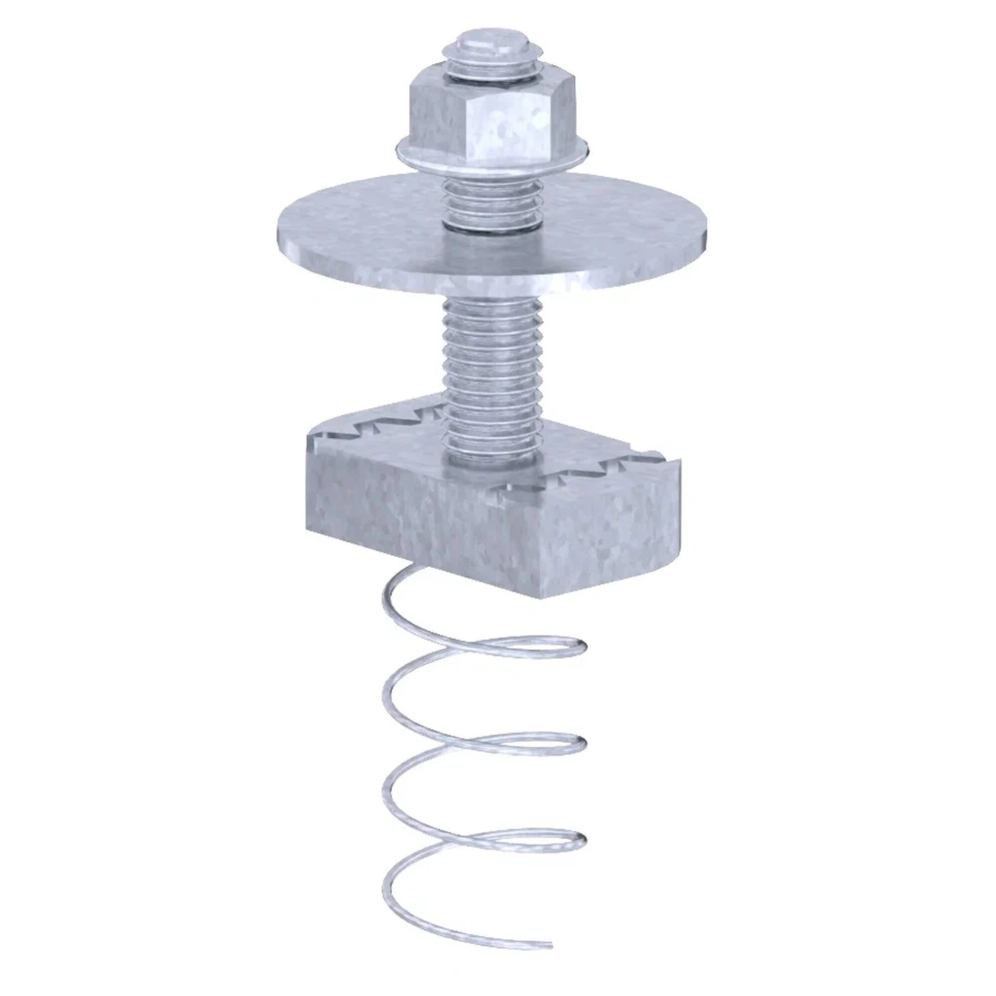 Т-болт c пружиной и круглой пластиной PM-TPO M8x60 (6,0) 10 шт. PRO-Montag PM77762-1