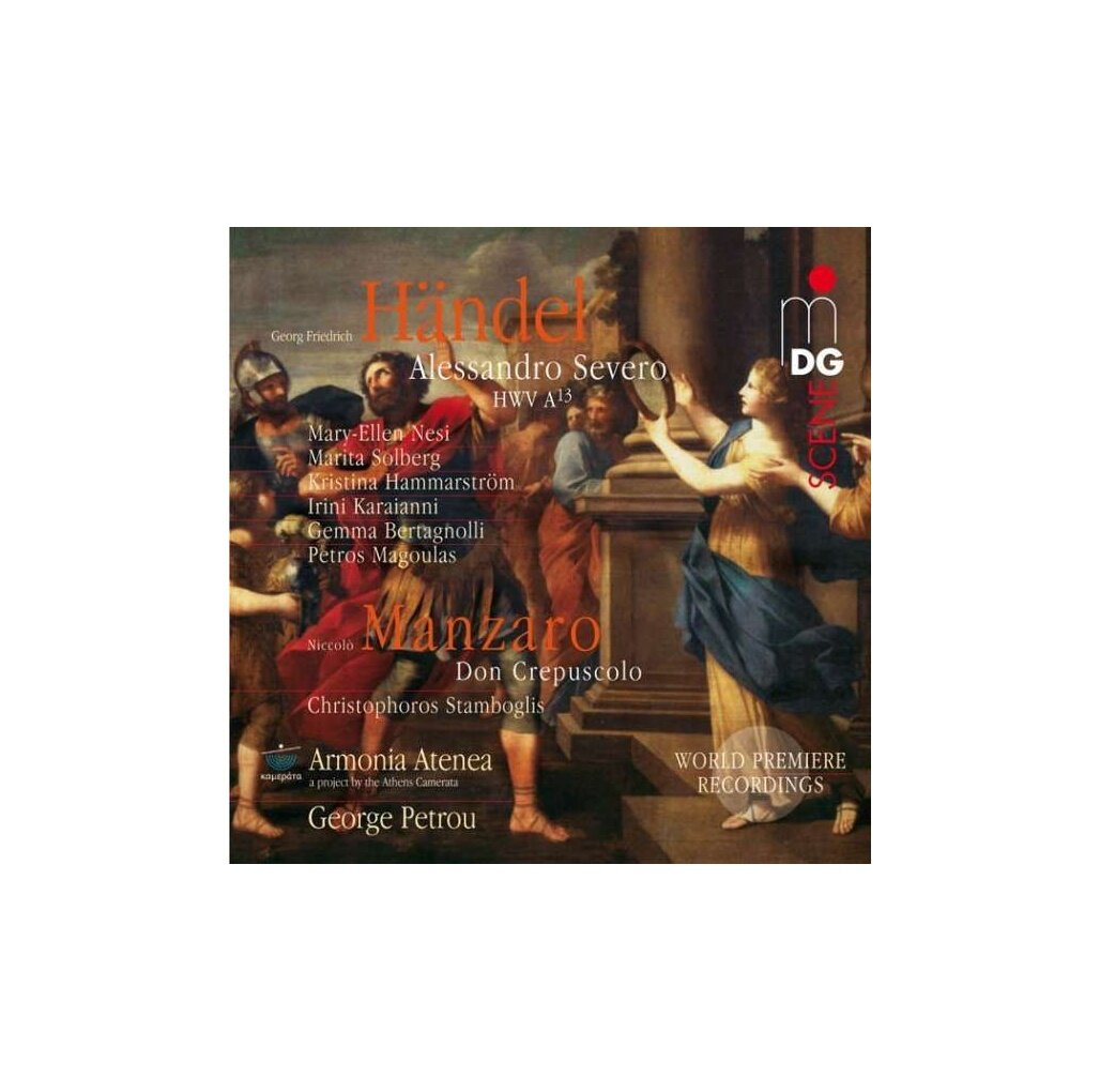 Диск Handel: Alessandro Severo / Manzaro: Don Crepusculo (3 CD)