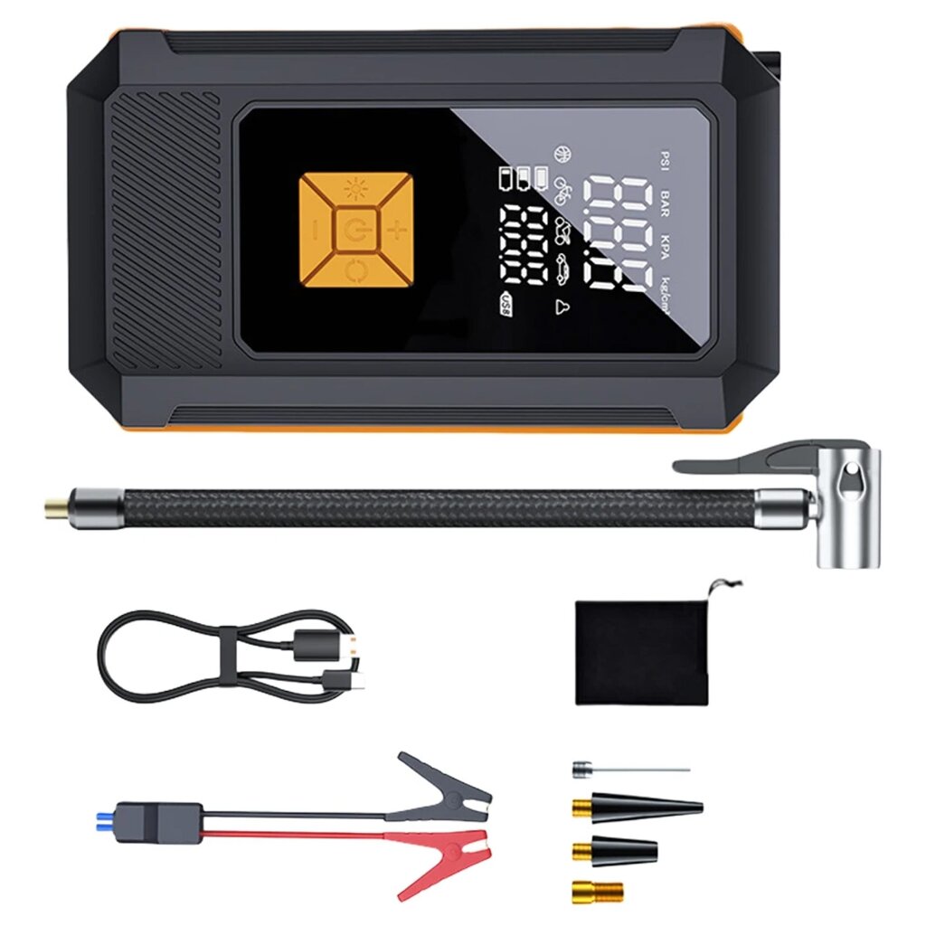 Портативный компрессор с запуском двигателя 150PSI для автомобилей и грузовиков