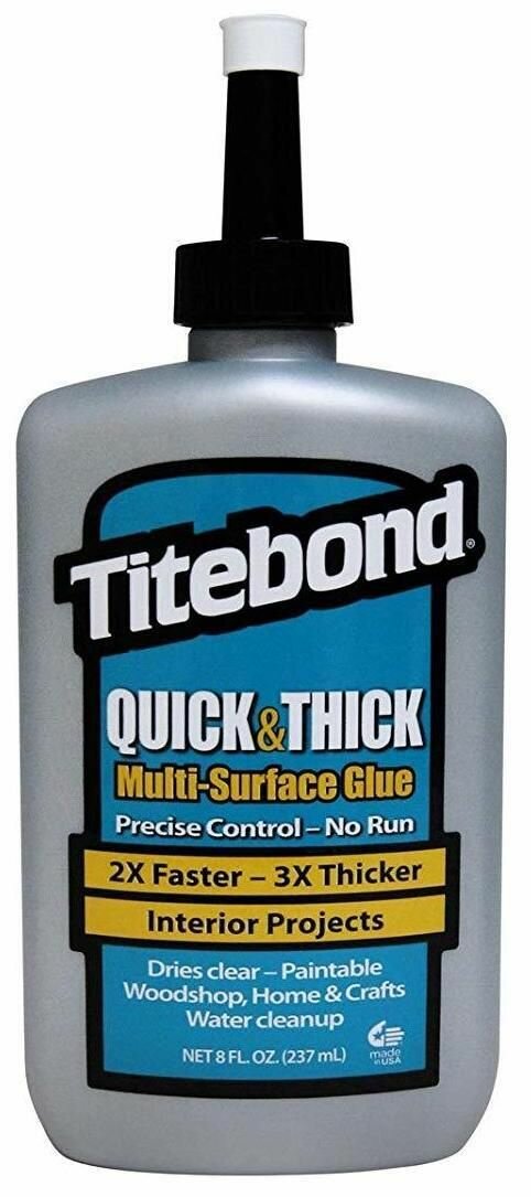 Клей ПВА для дерева (не растекающийся) Quick & Thick 237мл Titebond 2403