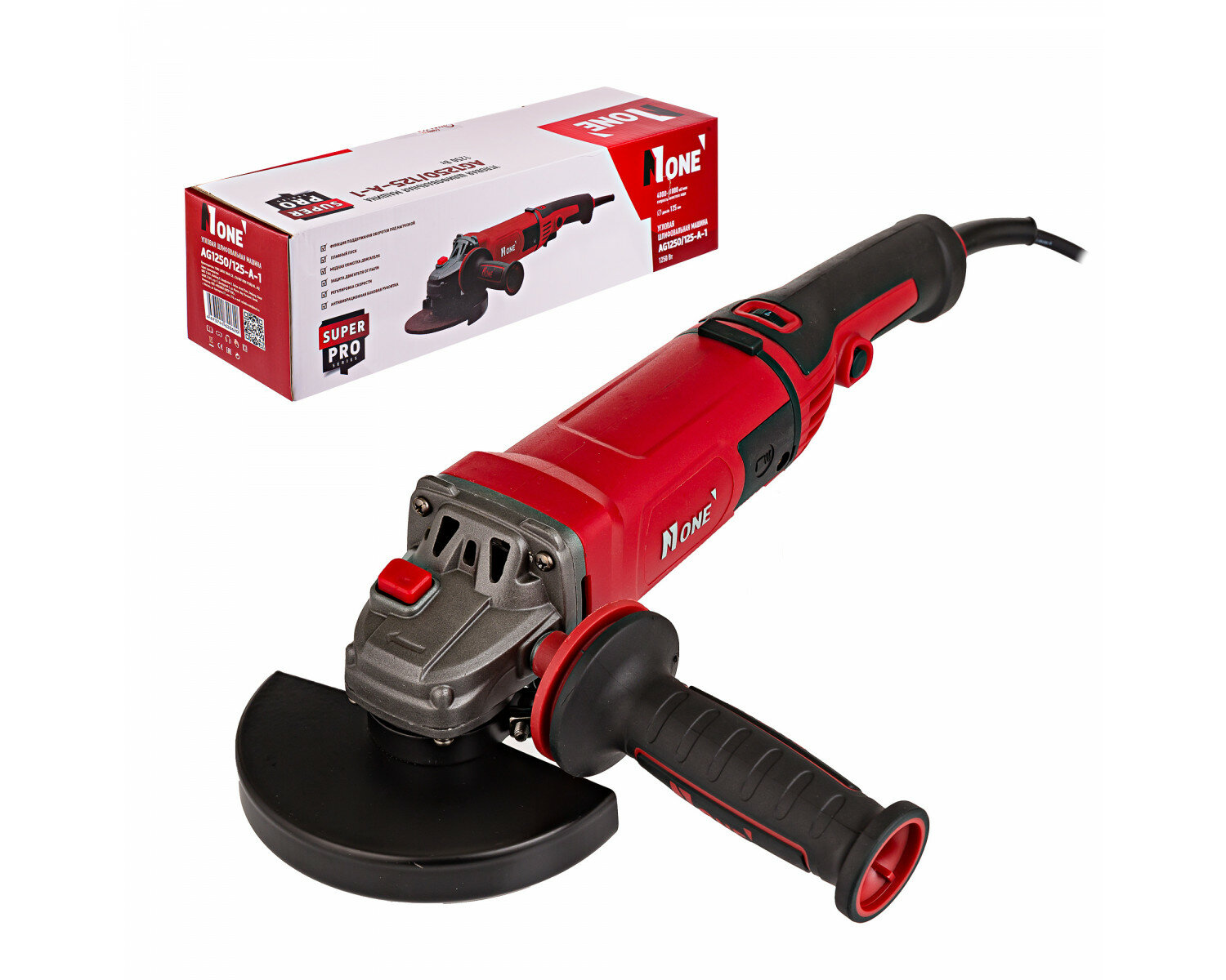 Угловая шлифовальная машина №1 AG1250/125-A-1