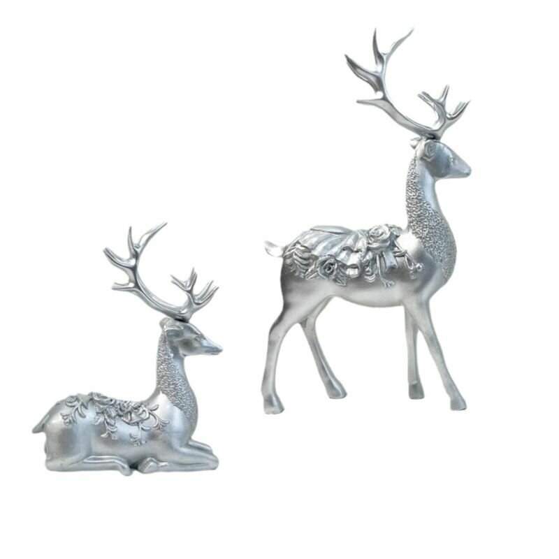 Креативное украшение в виде лося-серебро