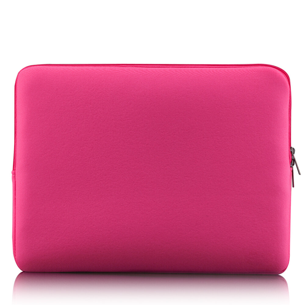 Мягкий чехол-сумка на молнии для портативного ноутбука, сменный чехол для 11-дюймового MacBook Air Ultrabook, розовый.