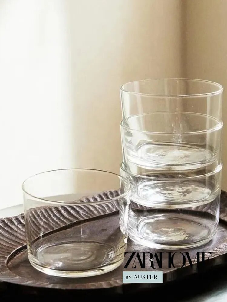 ZARA HOME Стакан "LOW" 220 мл 4 шт прозрачный