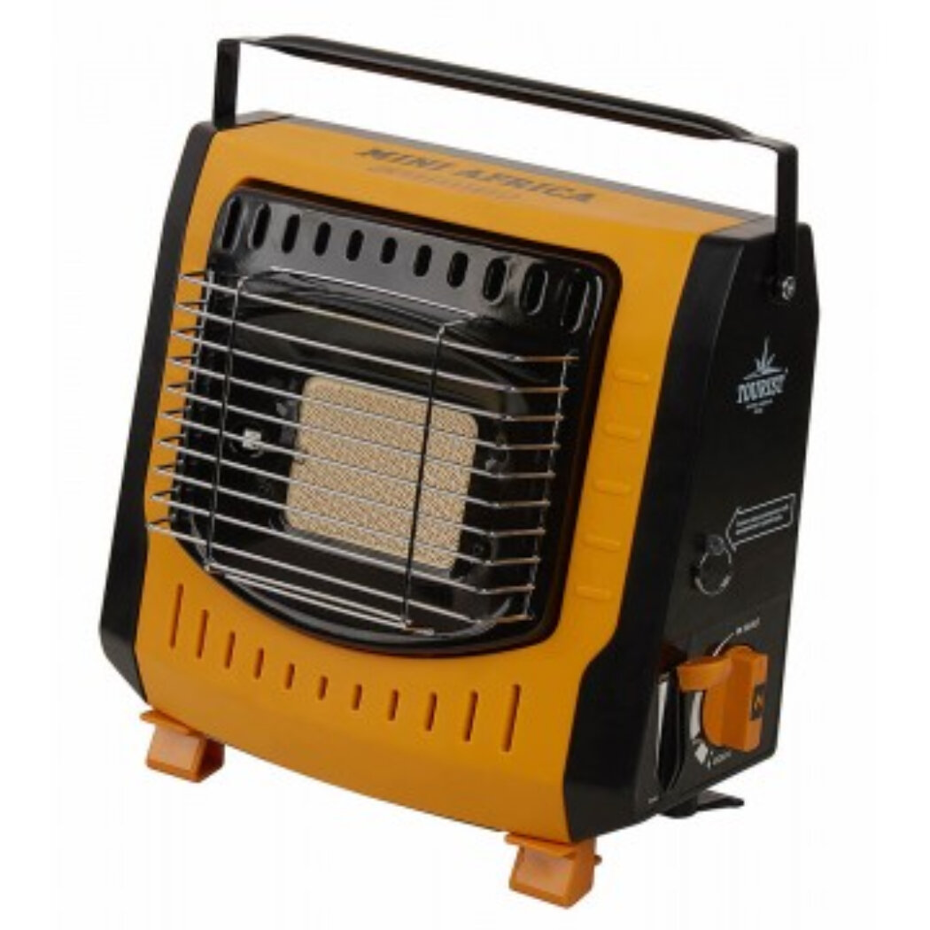 Обогреватель газовый TOURIST MINI AFRICA портативный, тепловая мощность 1,2 кВт