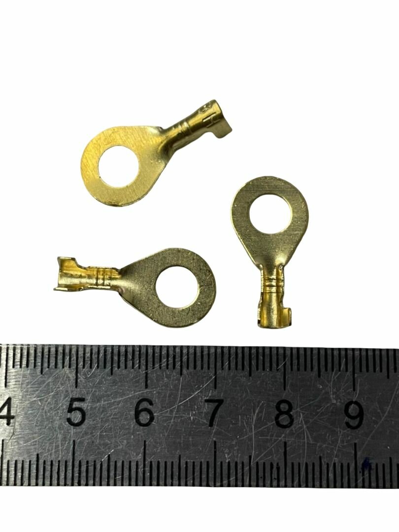 Наконечник кольцевой неизолированный 0,5-0,8 мм2, D-6.2, 10шт