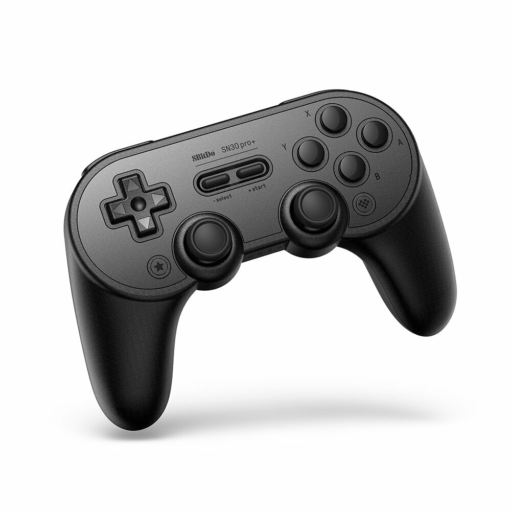 8Bitdo SN30 Pro+ BT Gamepad Black Edition Cordless Controller для Switch, Model SN30 Pro+, Material ABS, Type Black Edition, Item Size 153.6 * 102.7 * 64.3mm, Package Weight 532g, Package Size 180 * 130 * 75mm, Package List 1 * SN30 Pro+ Gamepad, 1 *