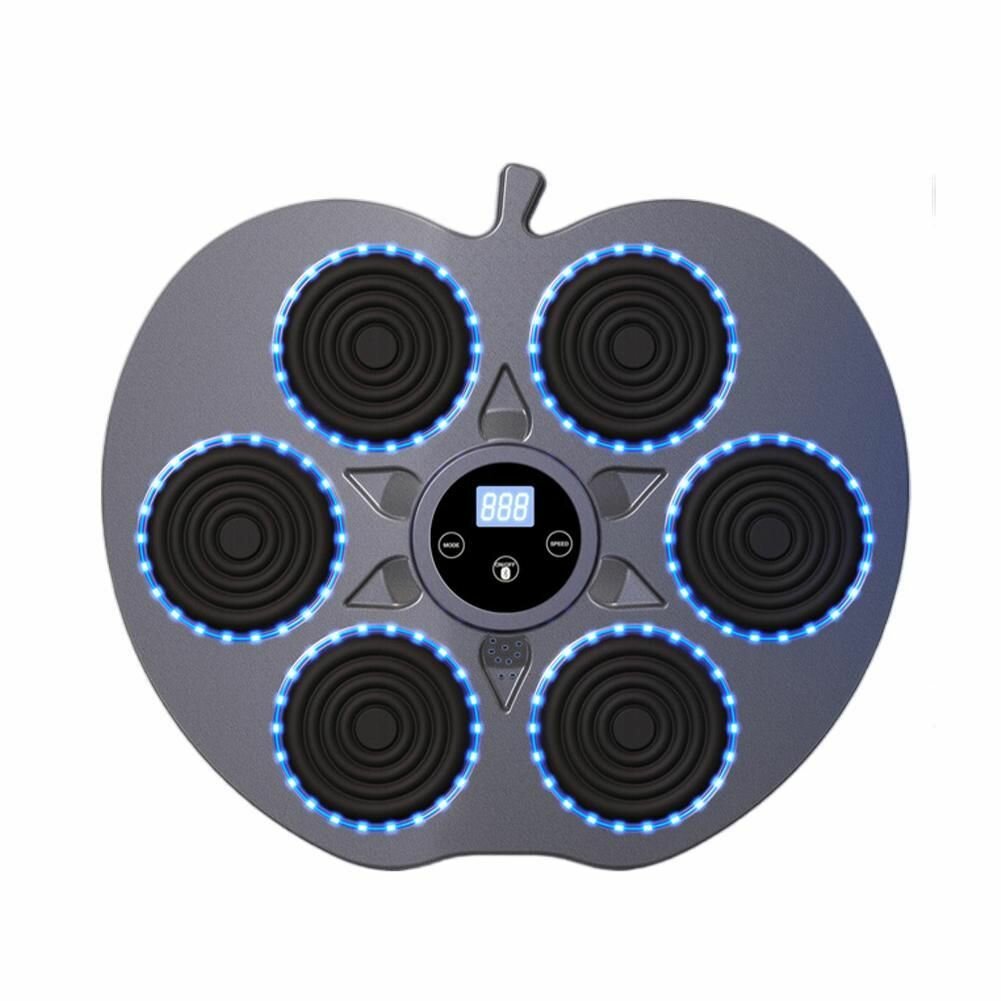 Интерактивная боксерская груша детская с перчатками / тренажер для бокса настенный с подсветкой / Универсальный тренажёр