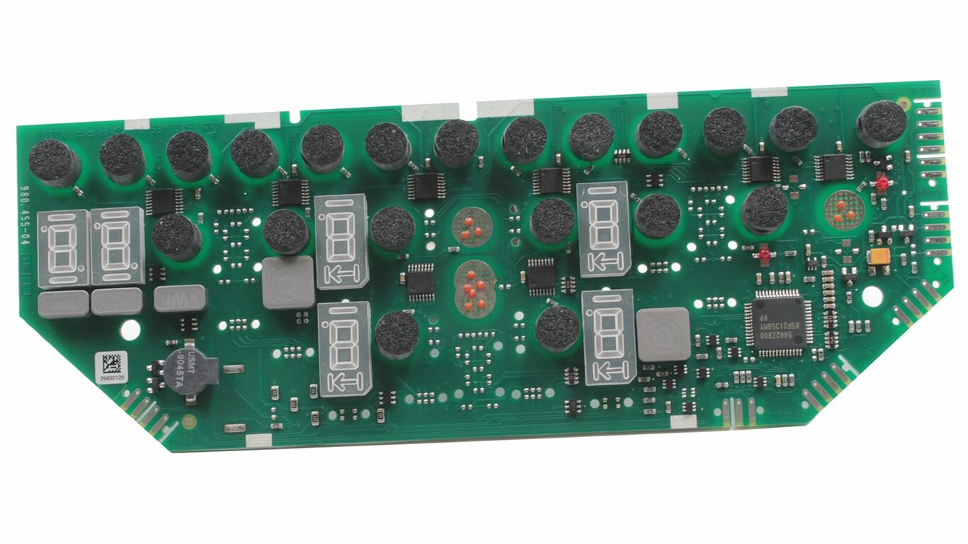 Модуль для варочной поверхности Bosch 11036864, 12014556, 11020449 (информация на плате: 75.13132.149, V3.53, 9001215333, YL231-149, E330796, информация на корпусе: 9001601678)