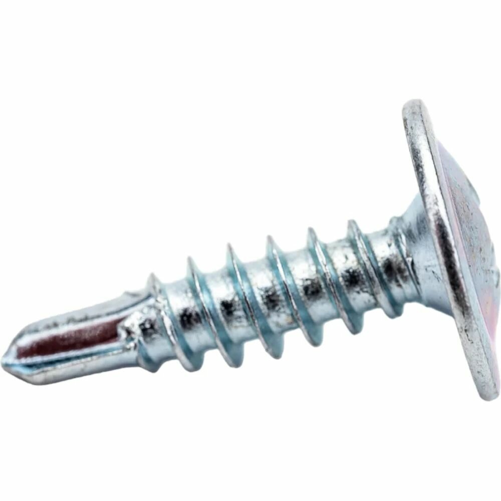 Саморез квадра пресс-шайба, со сверлом, 4.2x16 цинк, уп. 100 шт. 420164100812