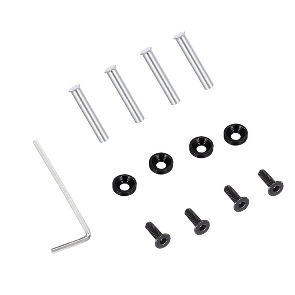 4 шт./компл. Часть вентилятора корпуса компьютера, Вентилятор блока питания настольного компьютера, Длинный винтовой винт вентилятора радиатора для водяного охлаждения