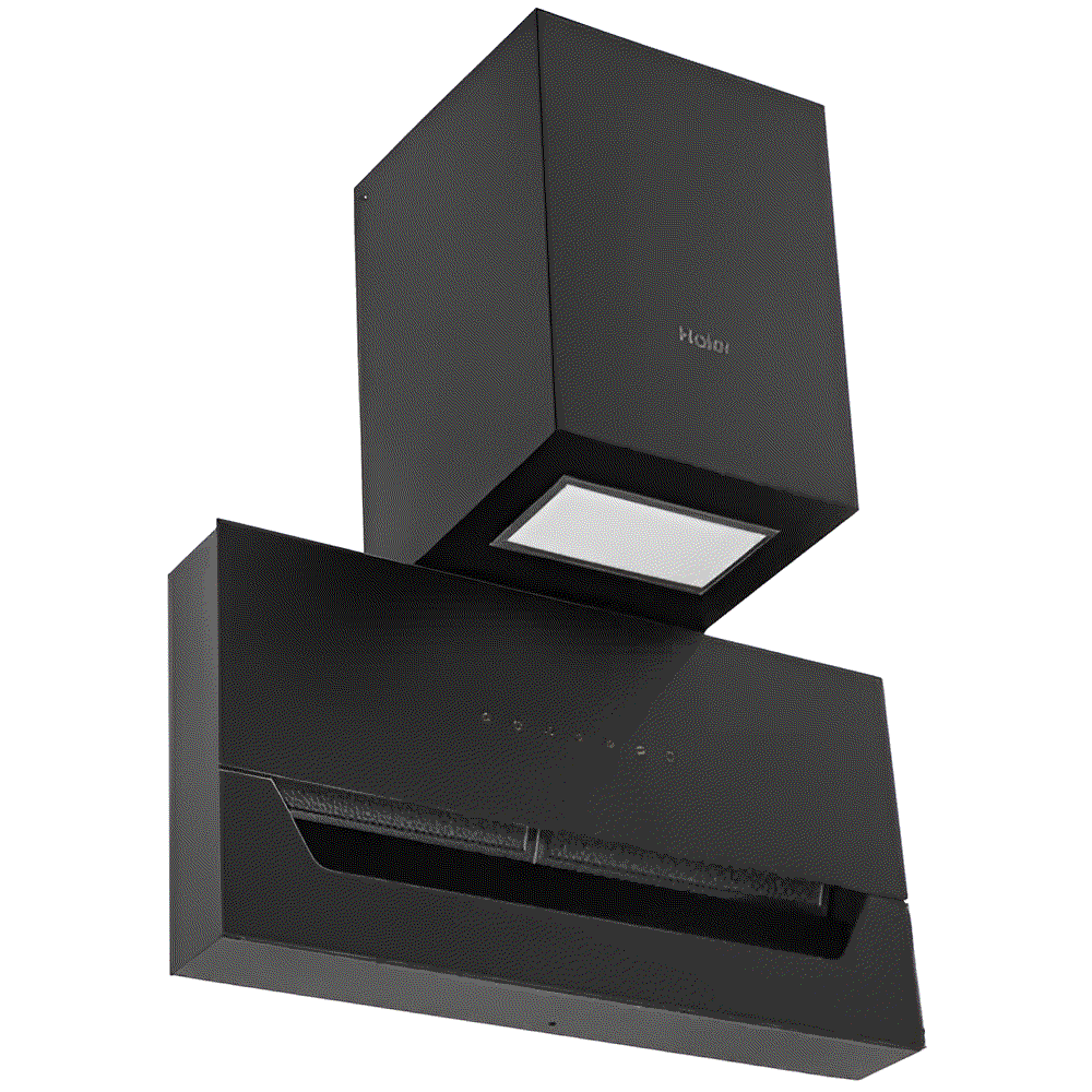 Встраиваемая вытяжка Haier HVX-W682CB, 4 скорости, Mощность, 670 м³/ч, светодиодное освещение