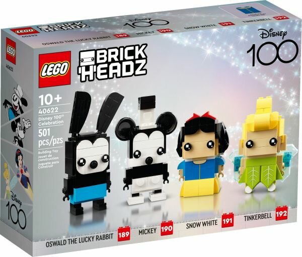 Lego 40622 BrickHeadz Празднование 100-летия Диснея