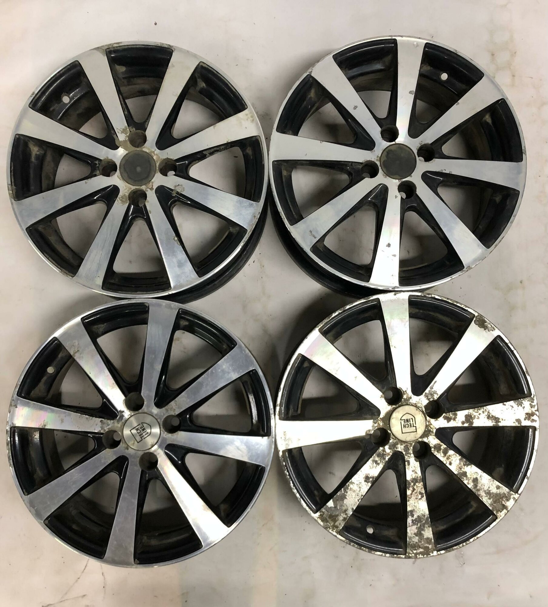 Колесные диски TechLine 16x6 PCD 4x100 D54.1 ET45 (Реплика)