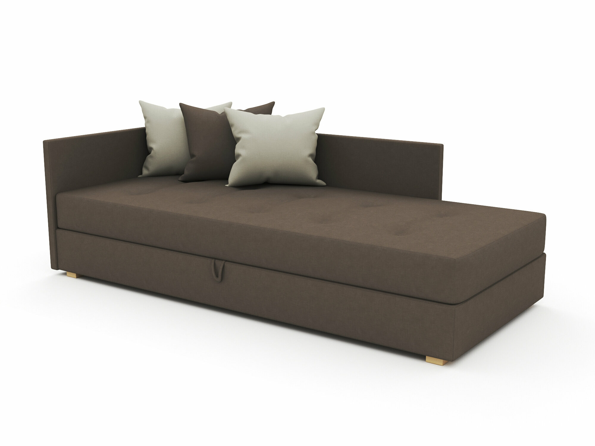 Тахта Soft Element Уоллес Brown, шенилл, на кухню, на дачу, в комнату, в детскую