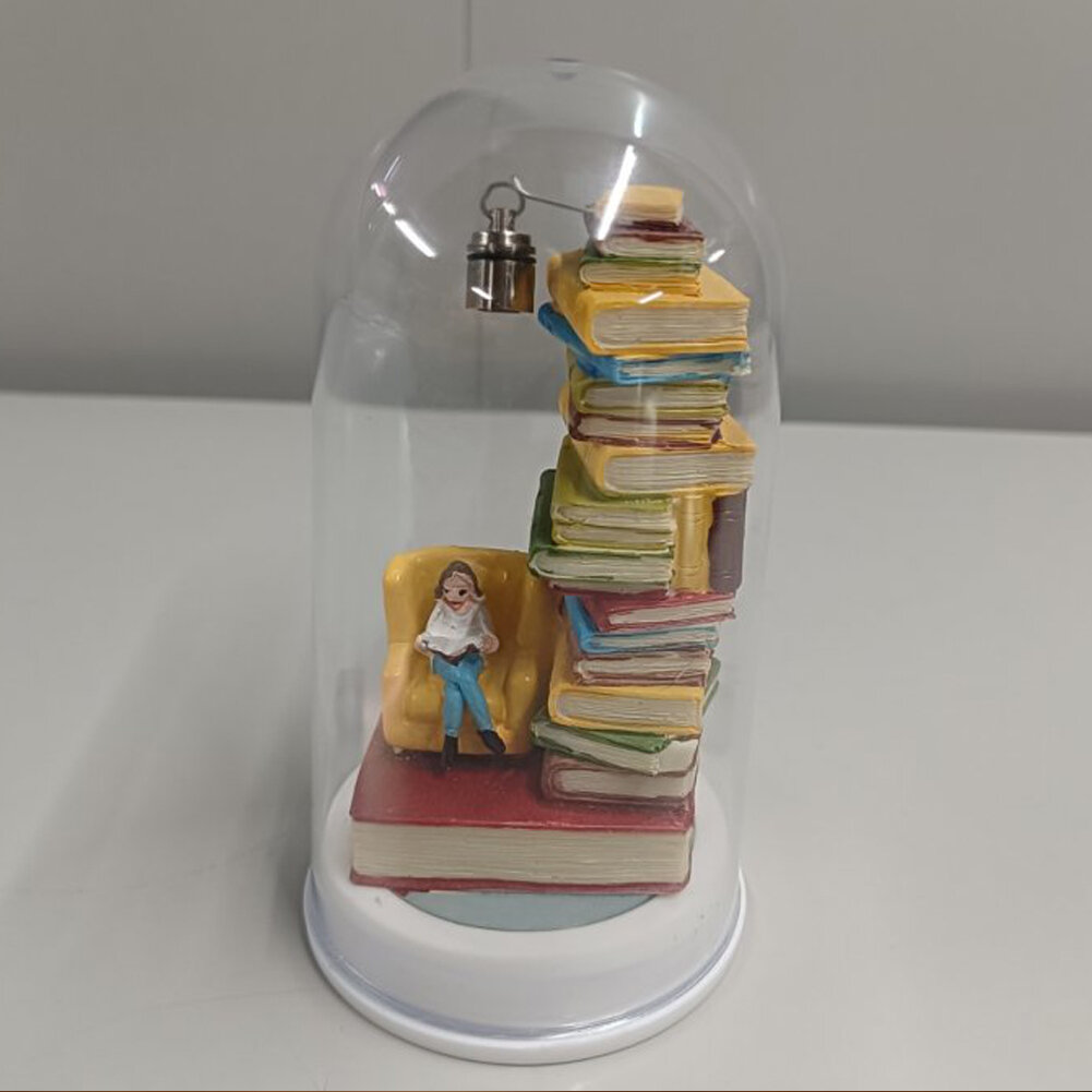 Светодиодный ночной светильник для чтения мини-книг, фигурок, ламп, библиотечных статуэток