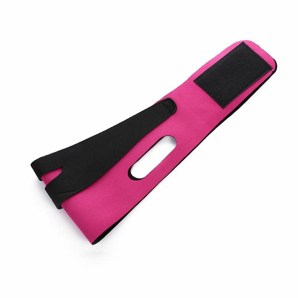 Лифтинг маска бандаж для коррекции овала лица и шеи от двойного подбородка/ Омолаживающая, подтягивающая маска для четкого контура лица