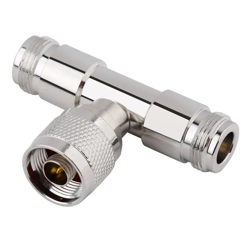 Трехходовой адаптер N-типа «папа» на «папа» N «мама» 1pcs, Nk -Nk-Nj