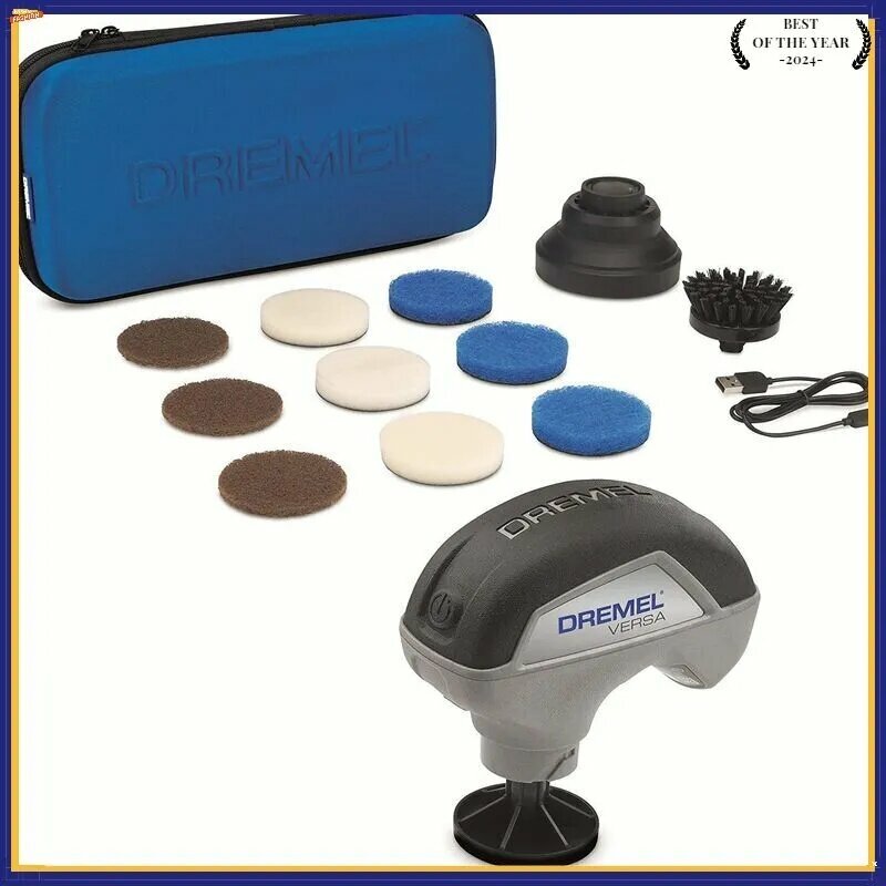 Многофункциональный очиститель Dremel Versa PC10-1/10, аккумулятор 3,6В, 2,0Ач, 10 насадок (F013PC10JD)