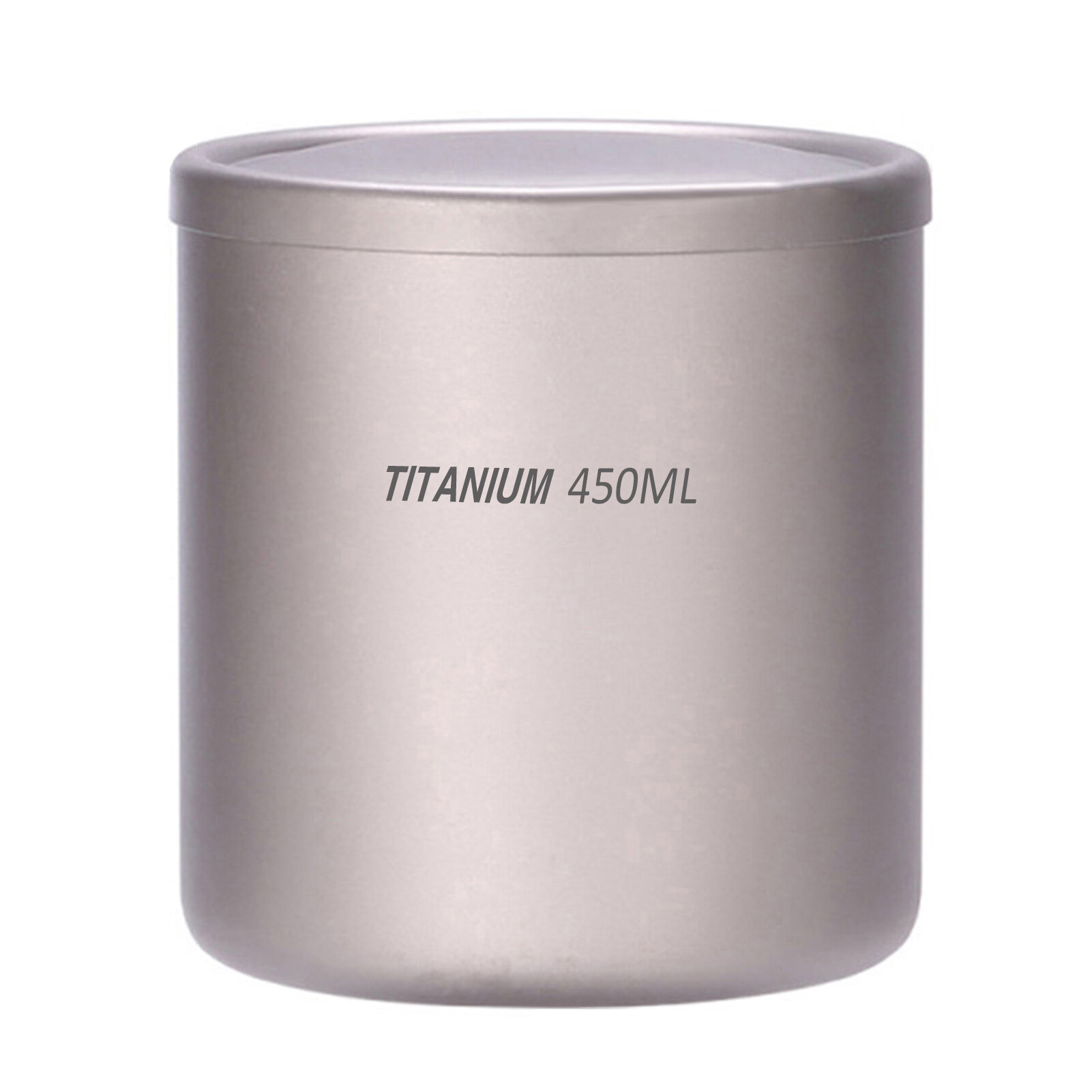 Стакан титановый двойной стенки 220ml/330ml/450ml/550ml для воды кофе чая для дома офиса открытом воздухе кемпинга походов трекинга пикника с ручкой/без ручки