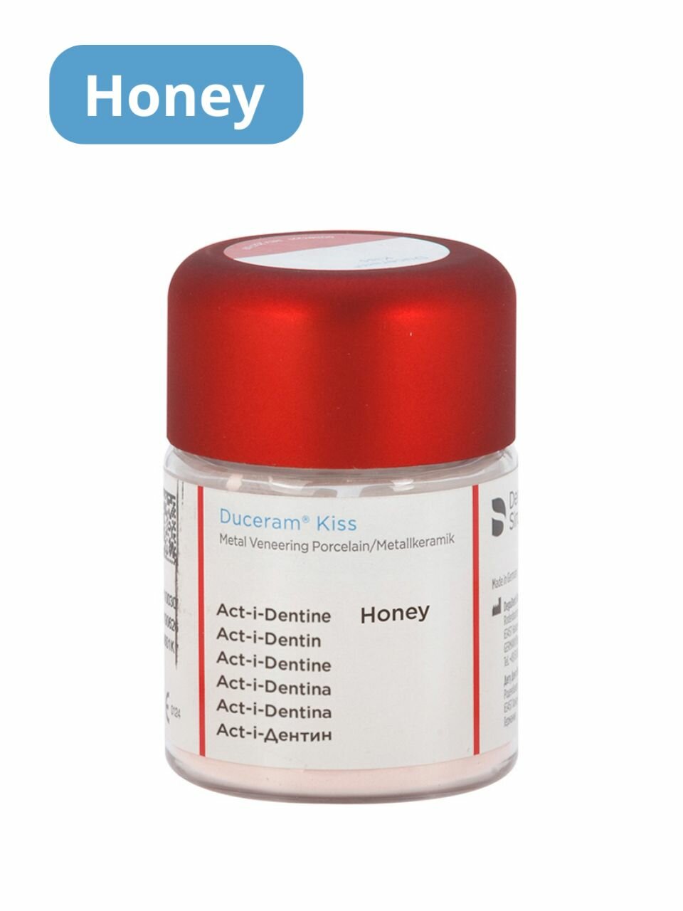 Масса керамическая для металлокерамики Duceram Kiss Dentin Action-i / Дуцерам кисс дентин Action-i, Honey (20 гр)