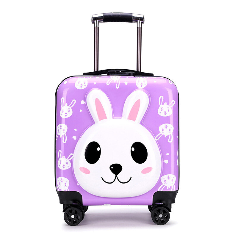 Детский чемодан для путешествий, универсальные колеса, замок с паролем, подарочная коробка