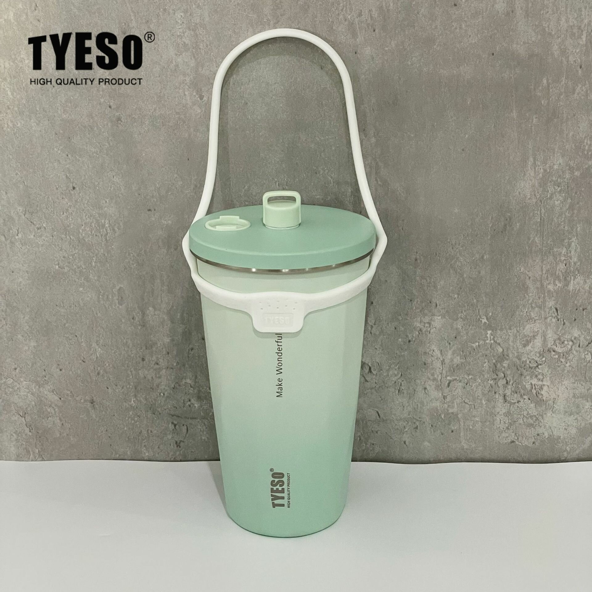 TYESO Taishuo новая кофейная чашка из нержавеющей стали ледяной хулиган изоляция Автомобильная соломенная чашка