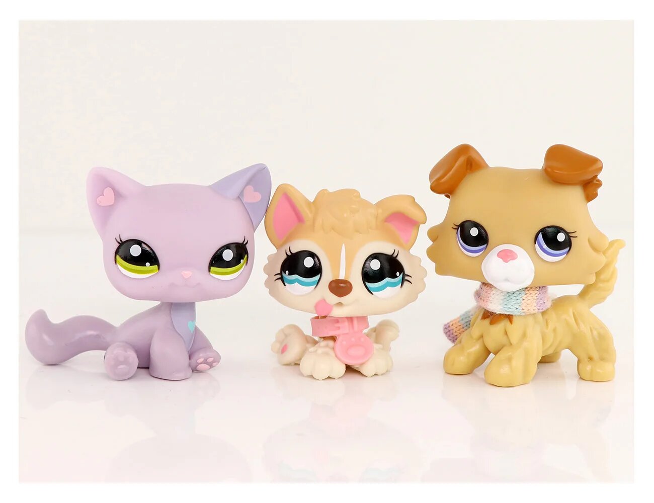 Фигурки животных Littlest Pet Shop, 3 шт, Цвет: 1