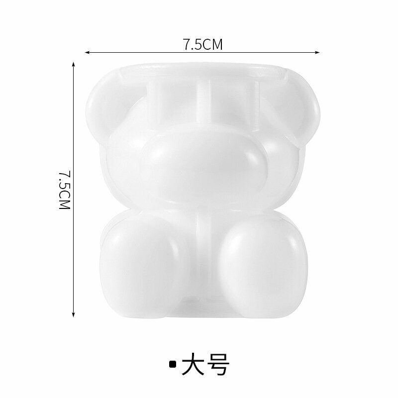 Летний Медведь Кубик Льда Плесень Бытовой Домашний Льда Плесень Интернет Знаменитости Сетки Льда Еды Мультфильм