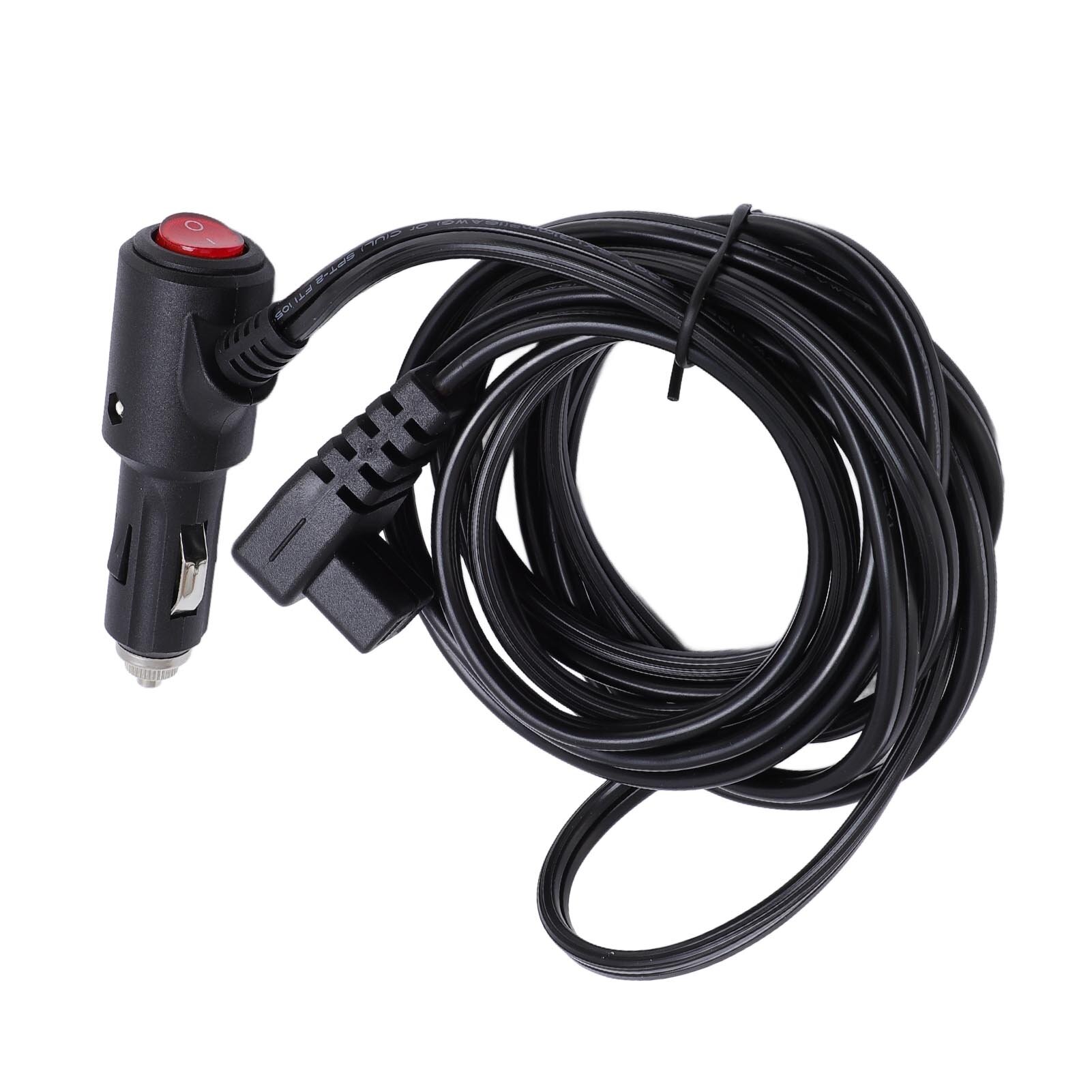 Зарядное устройство для автомобильного холодильника для морозильника с красным индикатором переключателя запчасти для RV длина 3 метра