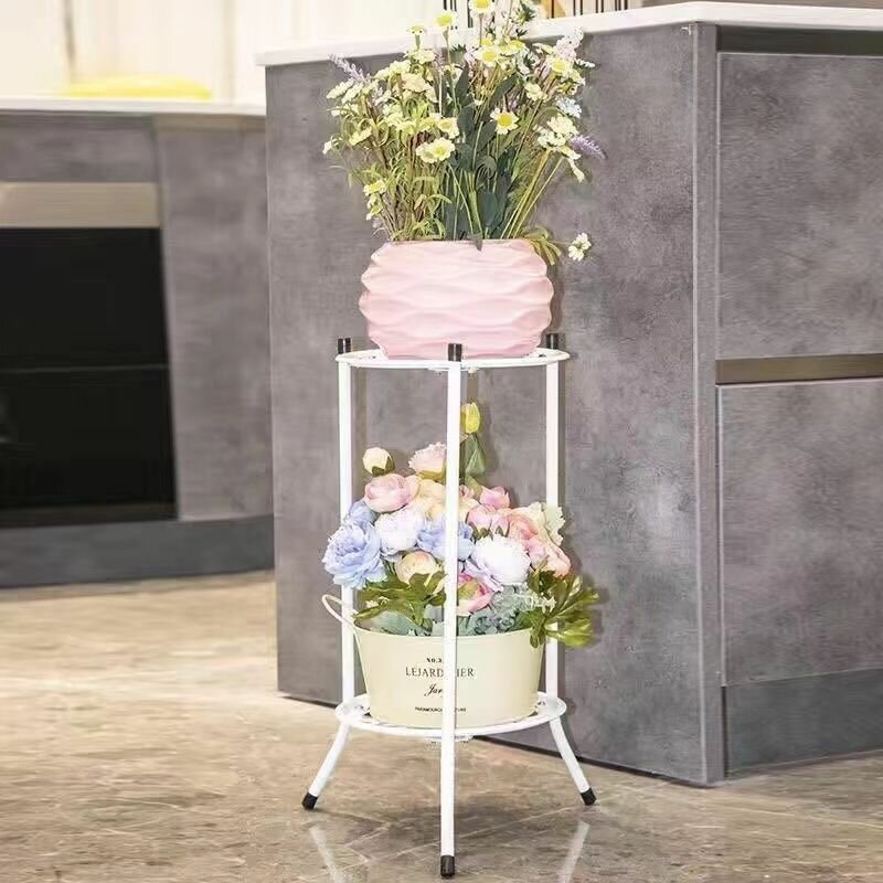 Подставка для цветов из железа, утолщенная, многослойная, для гостиной, балкона, напольная, с толстыми ножками, для комнатных растений, подвесная подставка для орхидей, домашнего использования