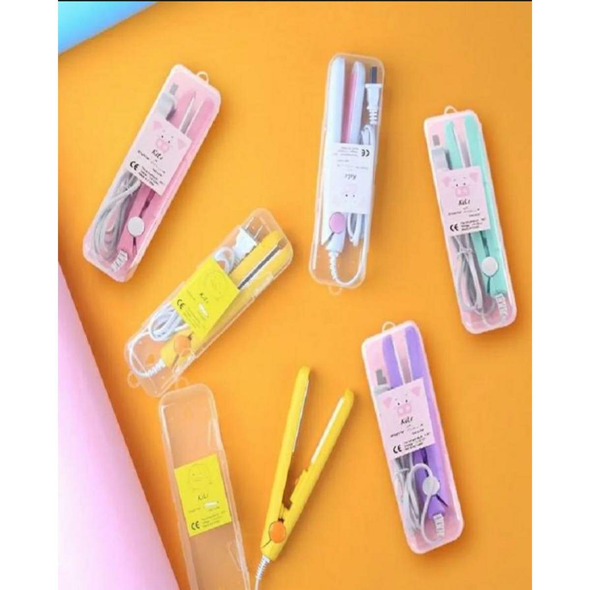 Выпрямитель для волос, мини-выпрямитель для волос, дорожный мини-утюжок для волос с керамическими пластинами, выпрямитель для волос