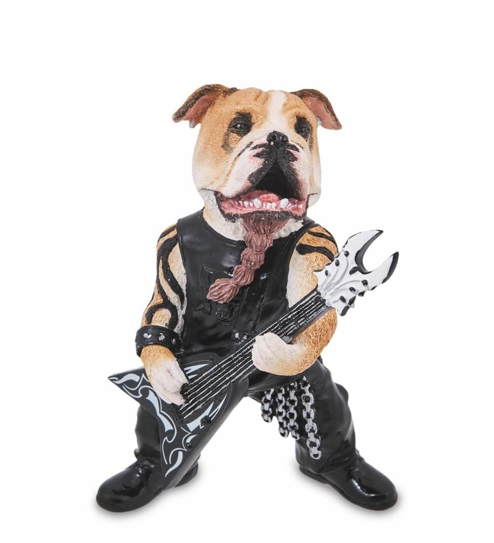 Статуэтка Бульдог гитарист A2188594 Veronese, Полистоун