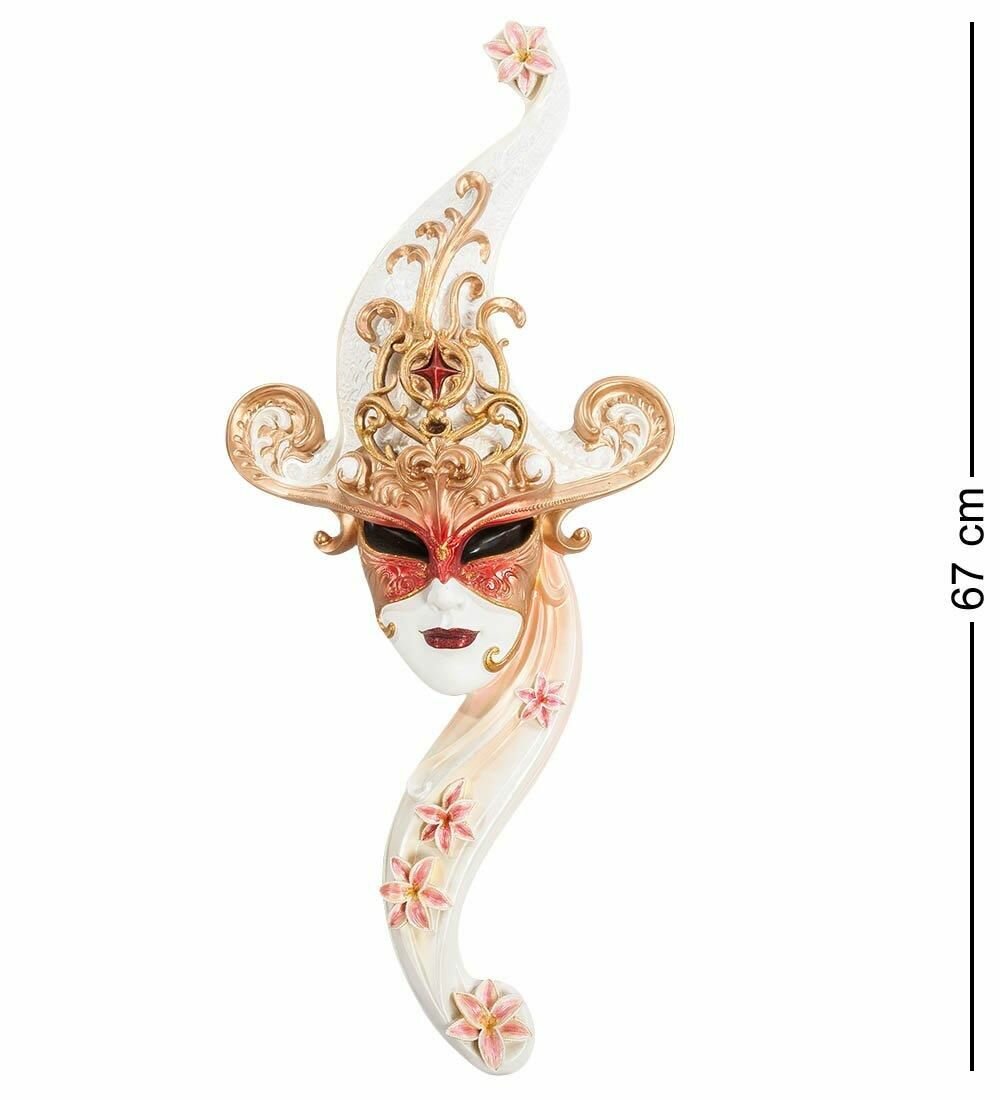 Венецианская маска Лотос A1984958 Veronese, Полистоун, настенная